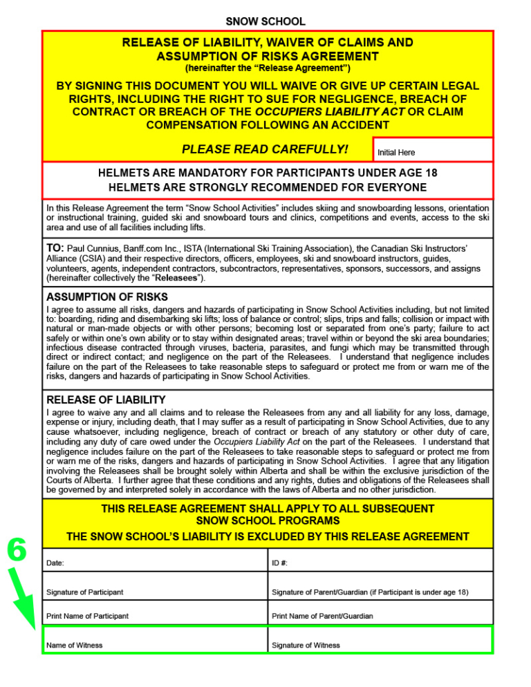 Waiver Protocol - CSIA Japan