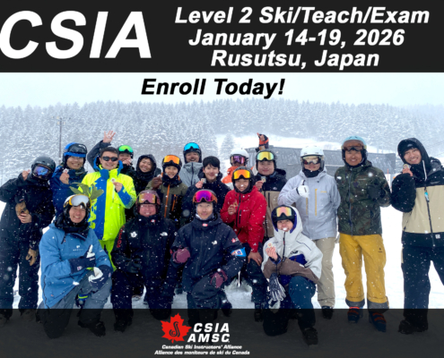 CSIA Japan • Ski Teaching Certification Courses Exams in Japan